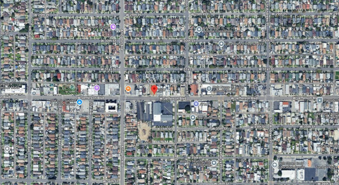 Small office building proposed at 2037 W. Jefferson Boulevard | Urbanize LA